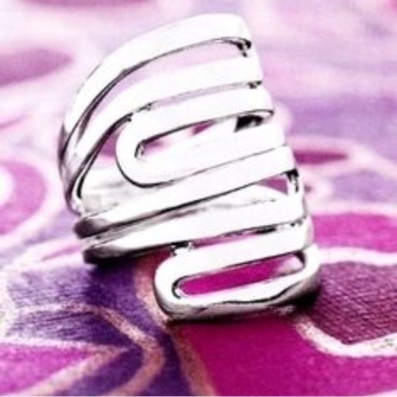 Silpada | Jewelry | Silpada Sterling Silver Modern Maze Ring | Poshmark